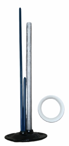 Flens + afdichting + anode (compleet) - Stuk